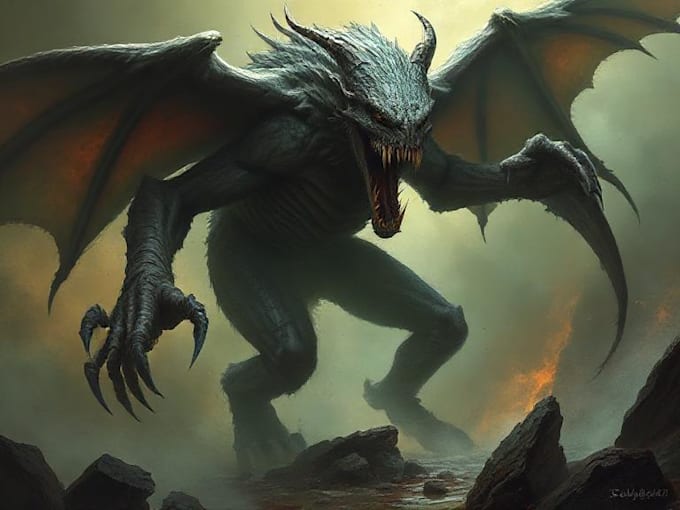 Create concept art, illustration, monster art, horror art by ...