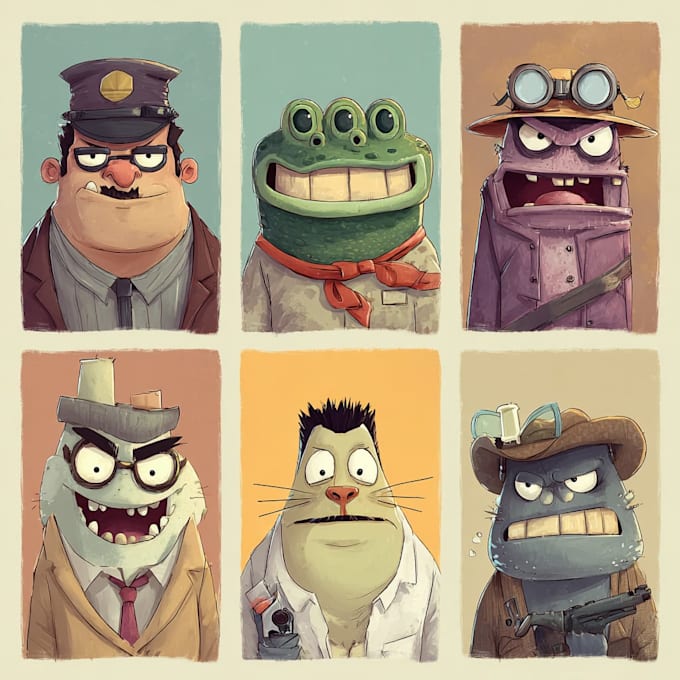 Create custom cartoons, mascots and character designs by Tangiliqueid ...