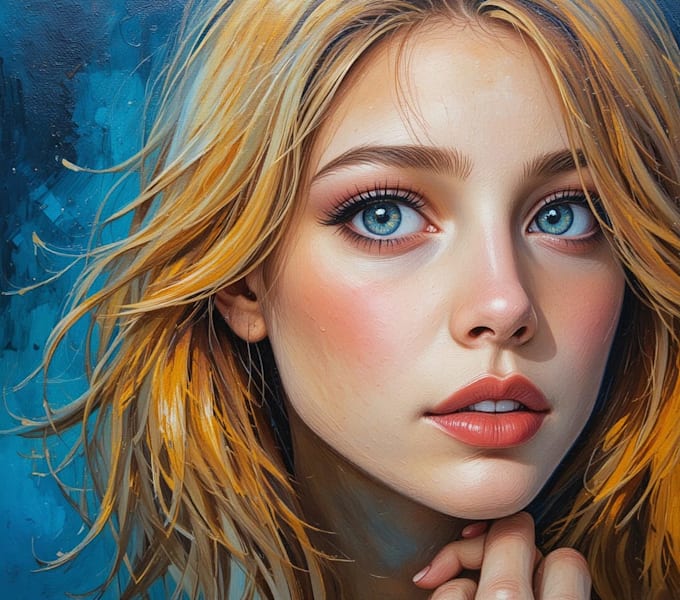 Paint digital oil painting portraits by Tinashington | Fiverr
