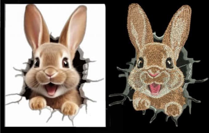 Digitize embroidery designs to dst and pes files by Hasnain856 | Fiverr