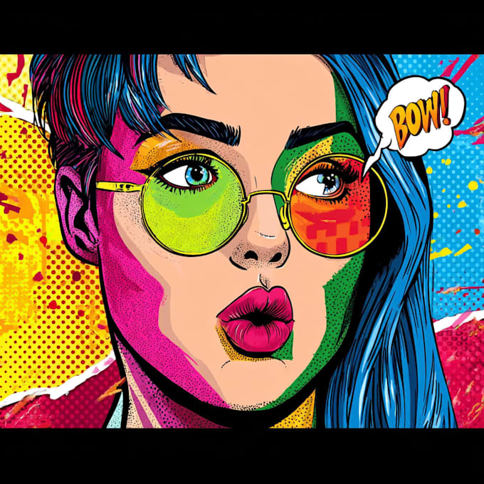 Make awesome wpap pop art portrait by Aiaanselen | Fiverr