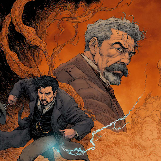 Do comic book illustration, comic graphic novel comic strip comic ...