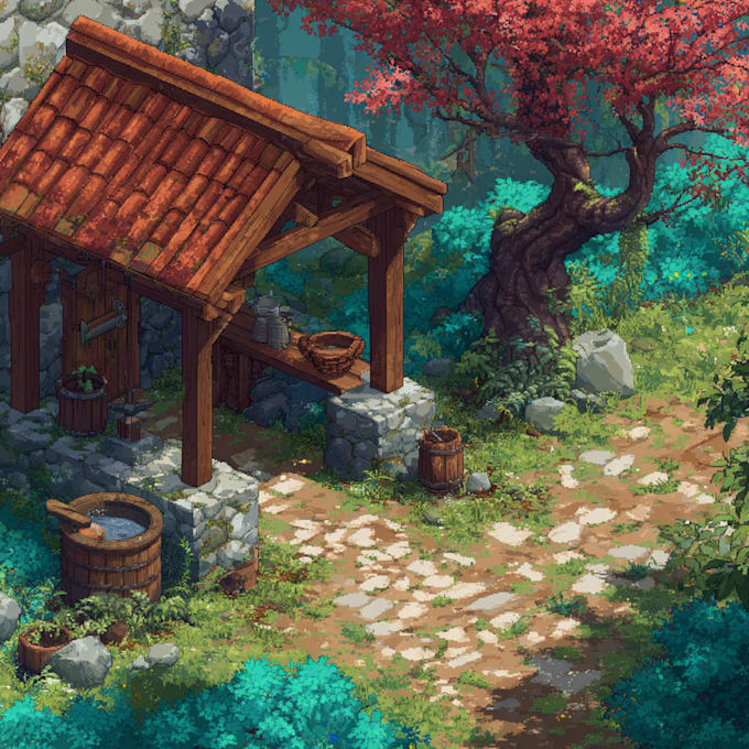 Create 2d game art, game art, game ui, props, 2d game by Londoncreativ ...