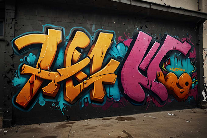Paint real graffiti art on the street wall by Seymouryler | Fiverr