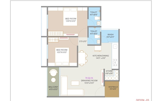 Professional architectural 2d layout with plan and sections by Khiroya ...