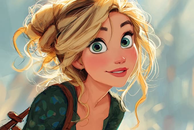 Draw magical disney portrait art for you by Bayodatjie | Fiverr
