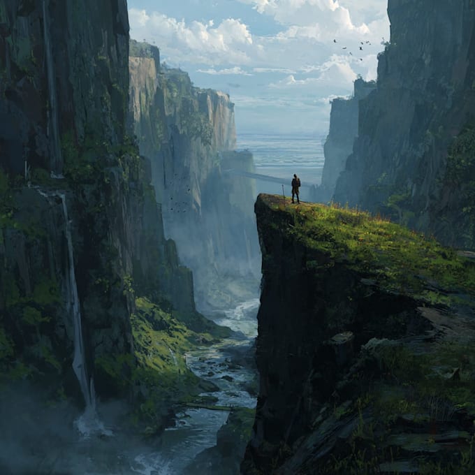 Create environment concept art by Cameeksukso | Fiverr