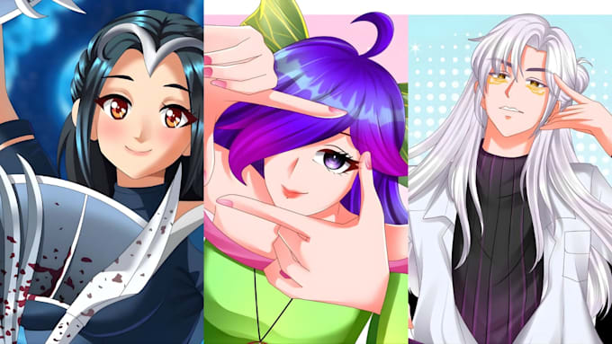 Design anime pfp art oc character illustration profile picture fanart ...