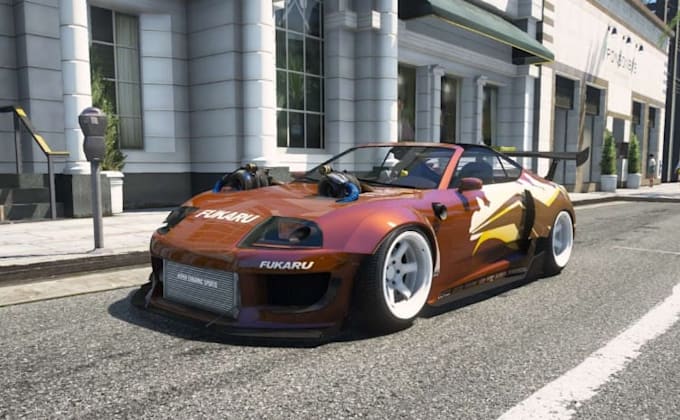 Concept 3d car model, fivem car, gta v, car parts, fender, bumper, 3d ...