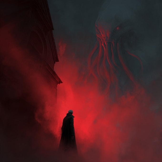 Create concept art, book cover, monster art, horror art by Anthosny ...