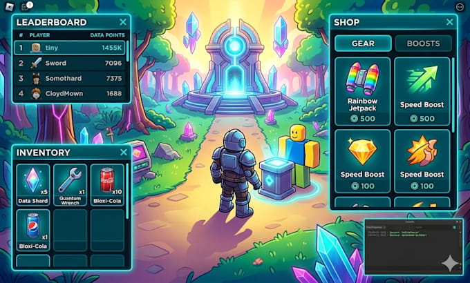 Do advanced roblox scripting, fix bugs, and create custom lua system by ...