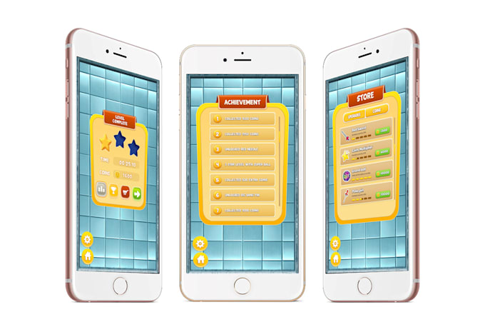 Create ui graphics for game design by Rijashahid | Fiverr