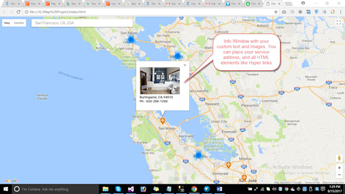 Do any custom work for google maps api v3 by Sundas_ | Fiverr