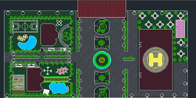 Draw 2d , 3d and landscape drawing with cad by Noorelhoda20 | Fiverr