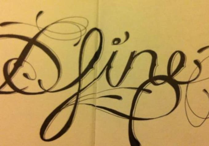 Hand draw any word in graffiti / tattoo script by Kitching | Fiverr