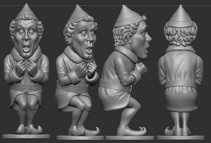 Hyper realistic 3d character modeling for printing by Pritamroy495 | Fiverr