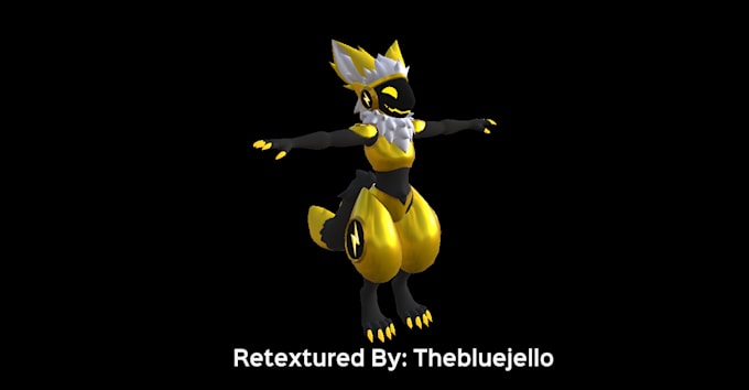 Texture your nkd protogen model by Thebluejello | Fiverr