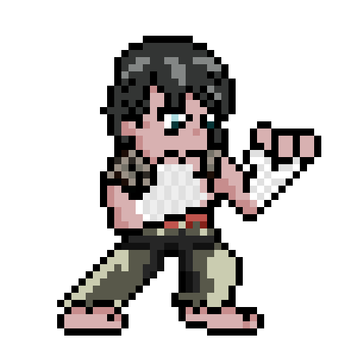 Draw 2d sprite sheet , 2d pixel art animation for your game, pixel game ...