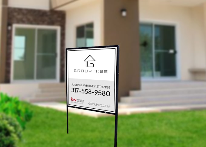 Design professional real estate yard sign by Virtualine