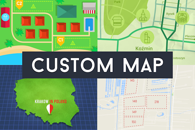 Make illustrated map or plan by Krukowski