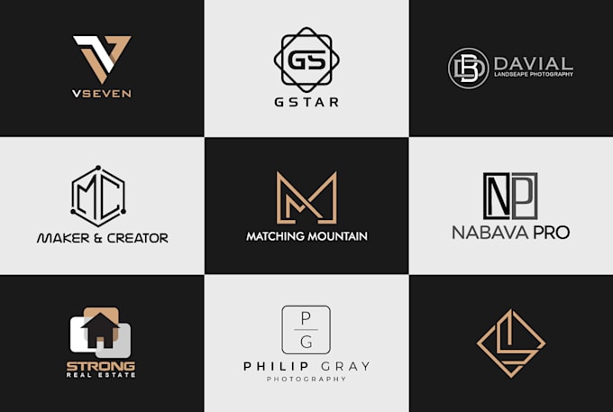 Create a clean simple flat minimal logo design by Design_pro5