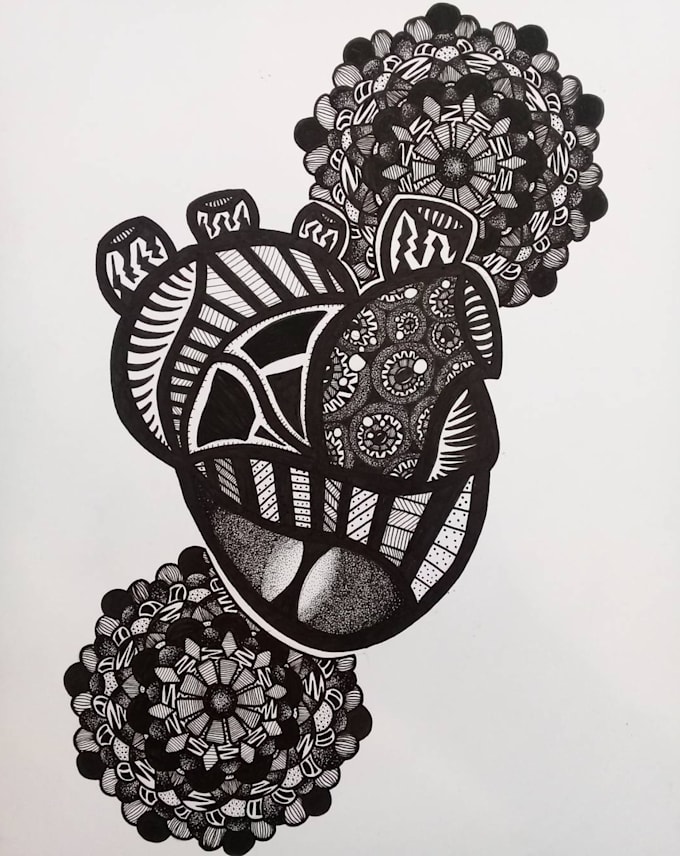 Super detailed ink drawings by Seanbossardet