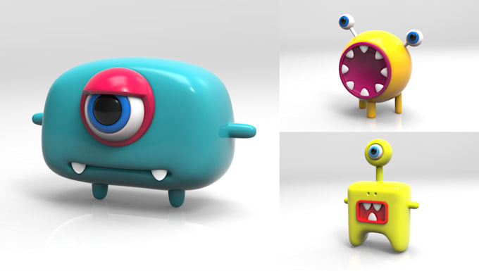 Create a simple 3d character by Yurkoyarovyj