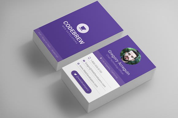 Give a perfect complimentary card design by Mayortu