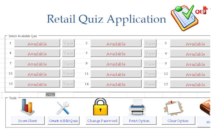 Create any excel sheet in attractive interface with buttons by Mohamedouf