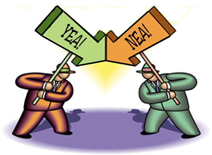 Write debates in favor or against by Mimanshajain