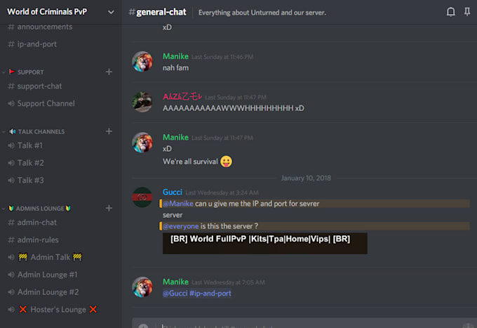Organize your discord server for you by Manikehehe