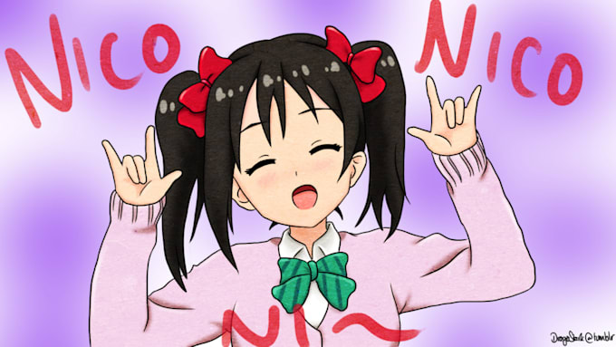 Nico nico nii with kawai voice by Sussywest