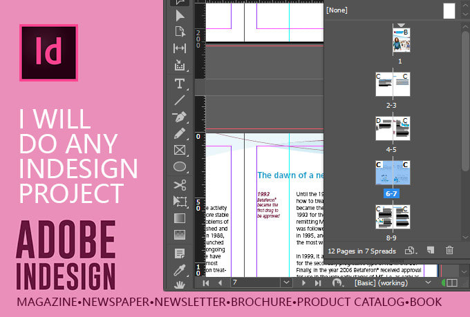 Do any adobe indesign project by Luposto