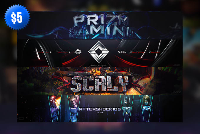 Design you clean twitter header or youtube banner by Evolvdesigns