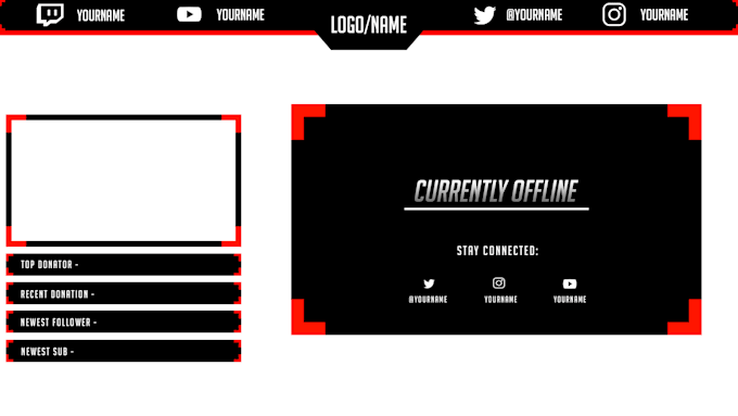 Make you a pretty basic stream overlay by Goodhind24