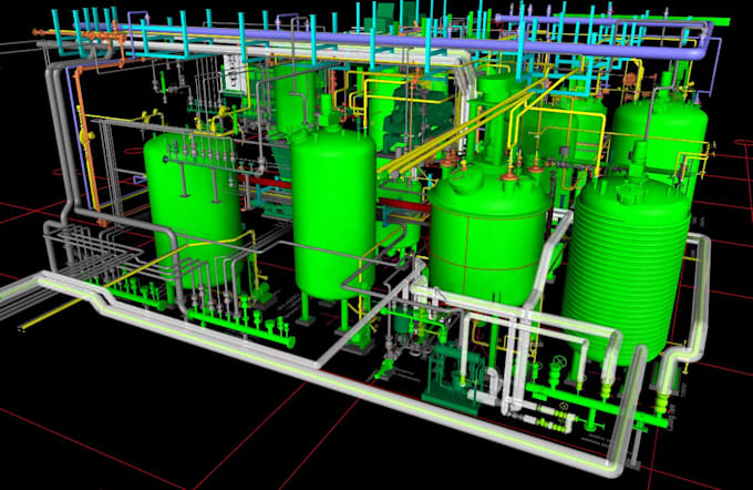 Plant 3d piping design by Andrijachem