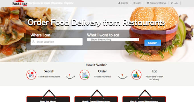 Build food order system website like foodpanda by Ayyaz_sher