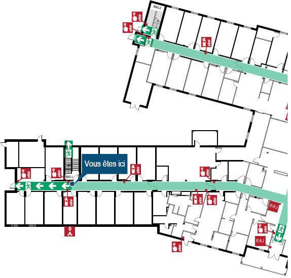 Create emergency evacuation plans with autocad by Kashifalee