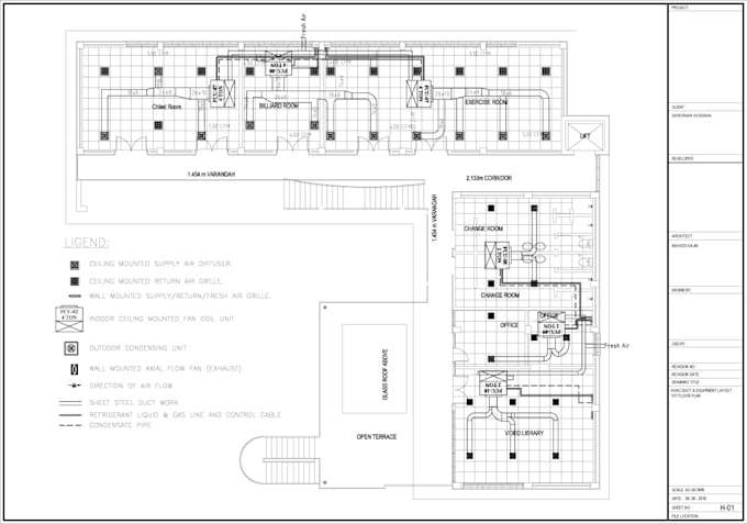 Do mechanical and electrical mep drawings for building by Km_mehedig
