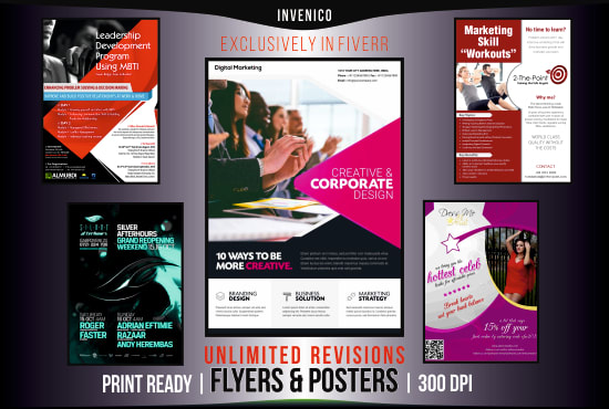 Design flyer, poster, leaflet, raffle ticket, brochure by Invenico