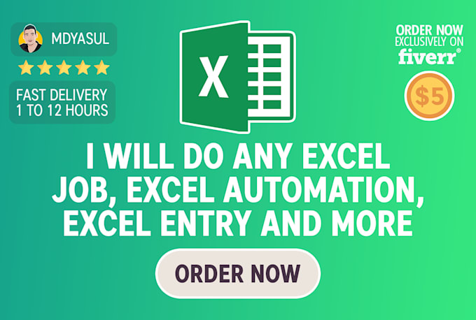Be your excel expert by Moizmustafa