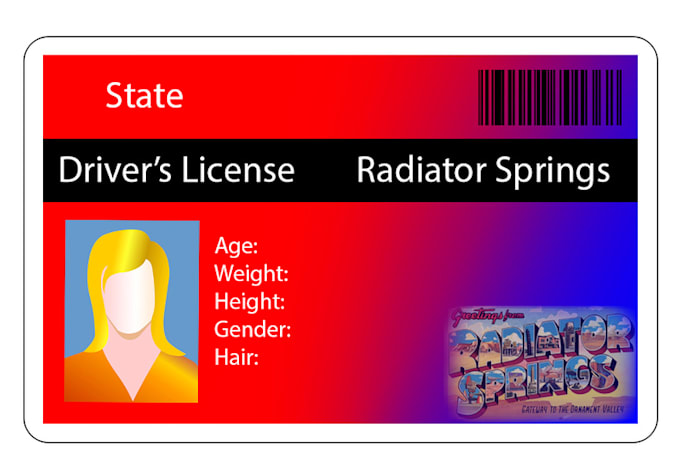 Make your kid a disney cars drivers license by Qzpmsky