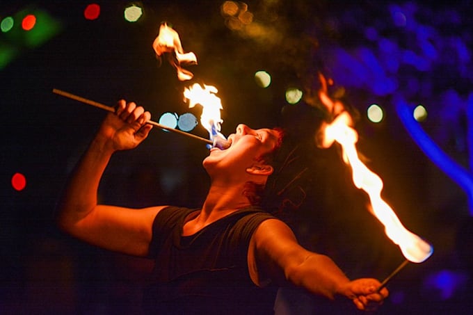 Teach you how to eat fire by Christianchalk1