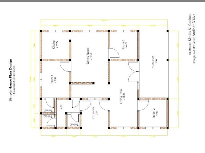 Draw A 2d Architectural Floor Cad By Prathamwalanj Draw A 2d Architectural Floor Cad By Prathamwalanj