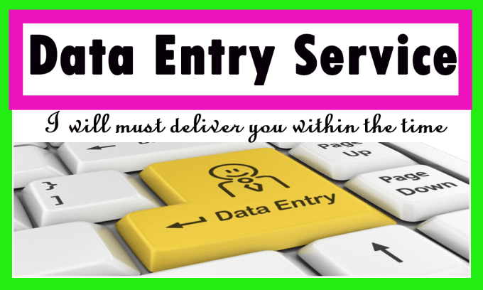 Data entry, excel data entry, typing work, copy paste by Anjuvishal Data entry, excel data entry, typing work, copy paste by Anjuvishal