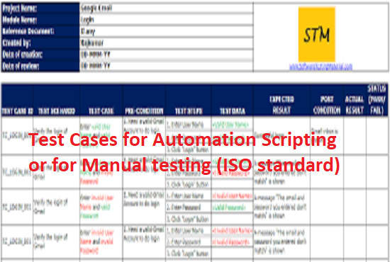 Write test cases and test scenarios for applications by Sfarshad