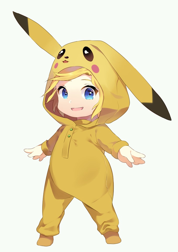 Cute Colored Chibi Drawings