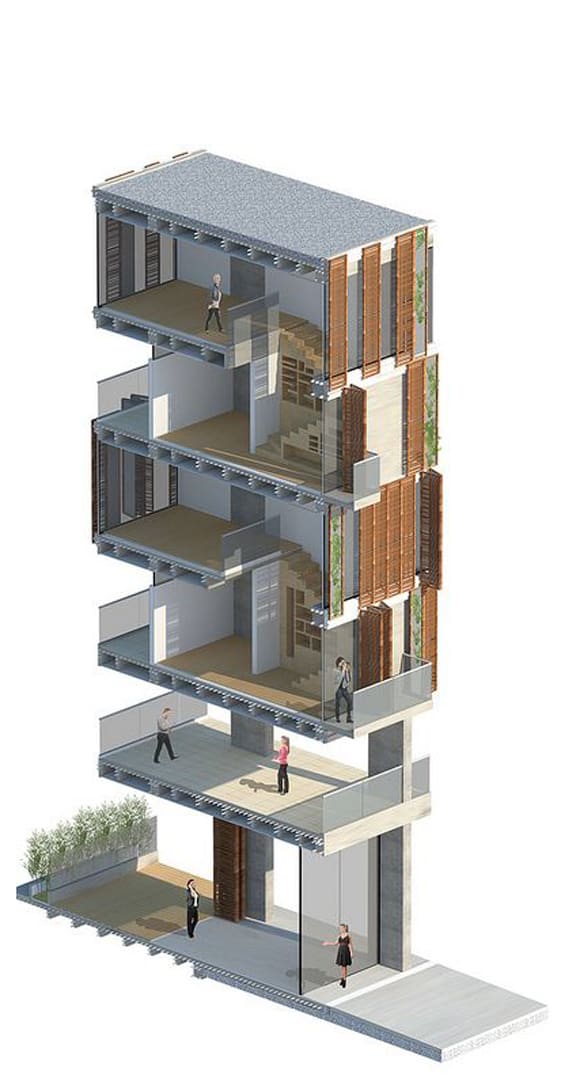 Create sectional perspective render for your design by Reazulislambd10