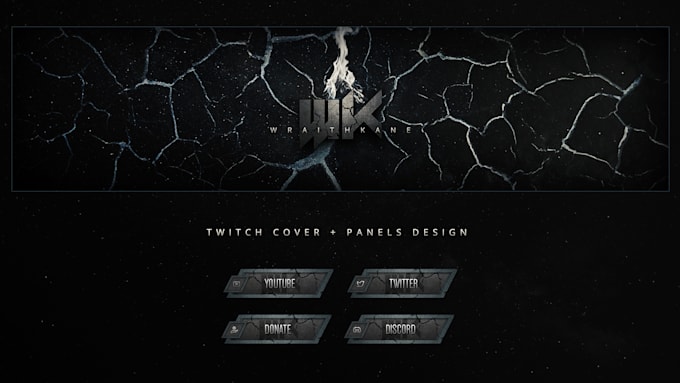 Design twitch cover and panels by Planetdesign