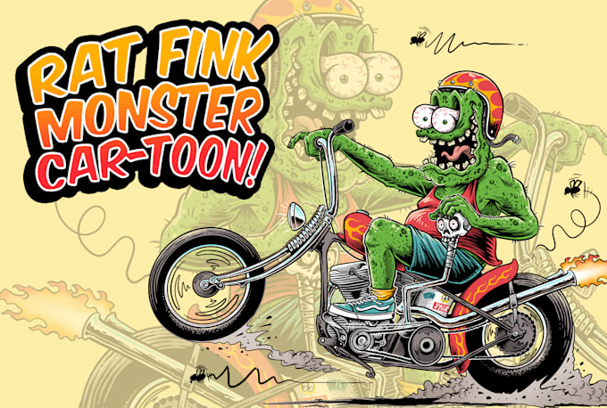 Rat Fink Motorcycle Tattoos